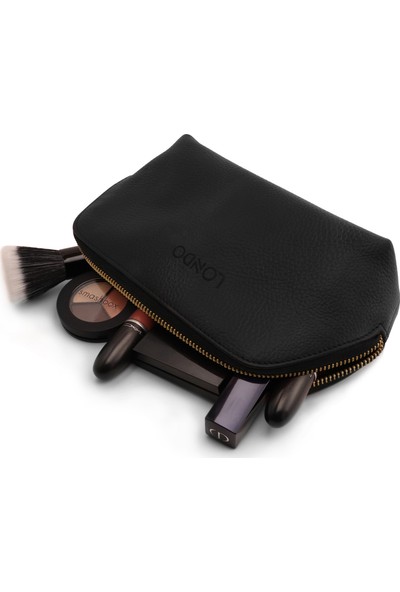 Londo Ot195 Hakiki Deri Makyaj Ve Seyahat El Çantası