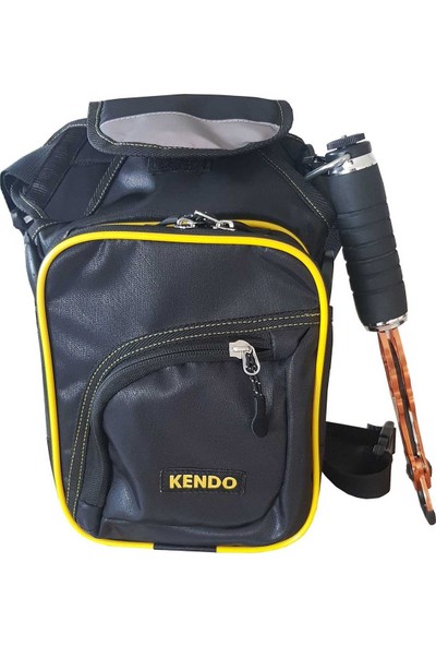 Kendo Bacaktan Bağlamalı Spin Çantası (Siyah-Sarı ) Kendo Bacaktan Bağlamalı Spin Çantası (Siyah-Sarı )