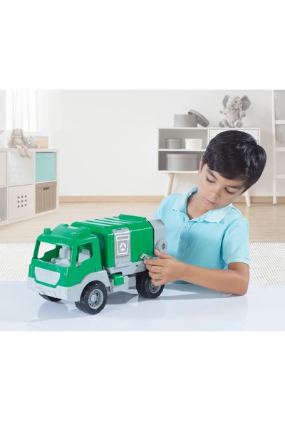 Dolu Kutulu Çöp Kamyonu 43 cm