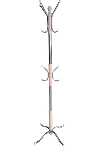 Tolunay Ayaklı Askılık Portmanto - Venedik Model - Akçaağaç Tolunay Ayaklı Askılık Portmanto - Venedik Model - Akçaağaç