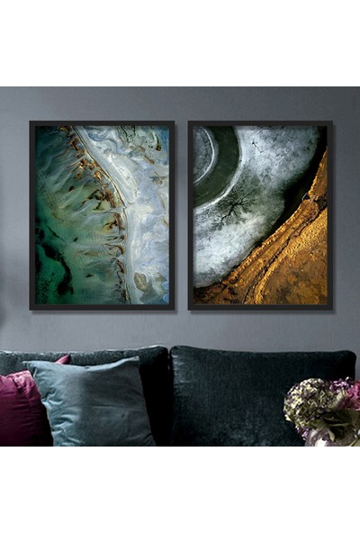 Vetro Design Ahşap Çerçeveli Tablo Set (33X43 Cm) Vetro Design Ahşap Çerçeveli Tablo Set (33X43 Cm)