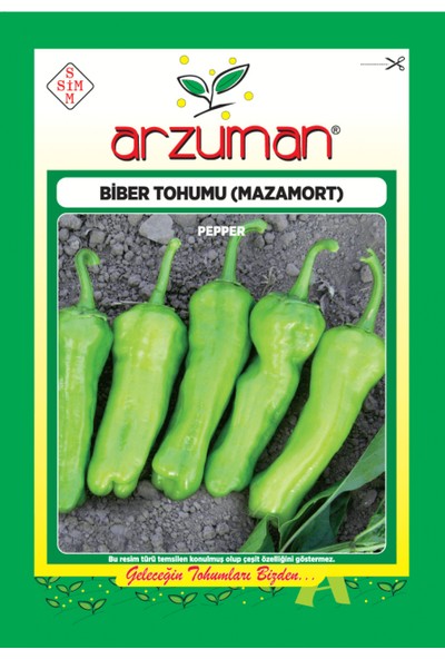 Arzuman Sebze Mazamort Biber Tohum