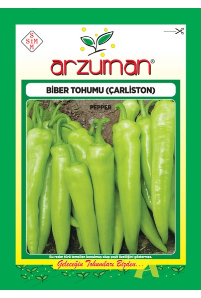 Arzuman Sebze Çarliston Biber Tohum Arzuman Sebze Çarliston Biber Tohum