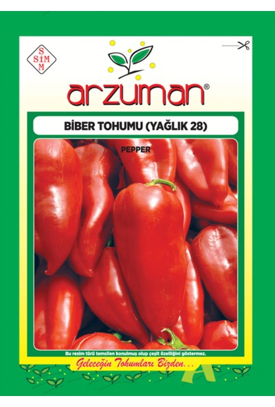 Arzuman Yalova Yağlık Kapya Biber Tohum Arzuman Yalova Yağlık Kapya Biber Tohum