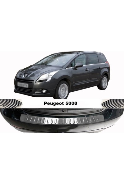 Peugeot 5008 Krom Arka Tampon Eşiği 2009-2018 Peugeot 5008 Krom Arka Tampon Eşiği 2009-2018
