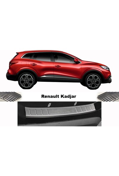 Arabamsekil Renault Kadjar Krom Arka Tampon Eşiği 2015-2018 Arabamsekil Renault Kadjar Krom Arka Tampon Eşiği 2015-2018