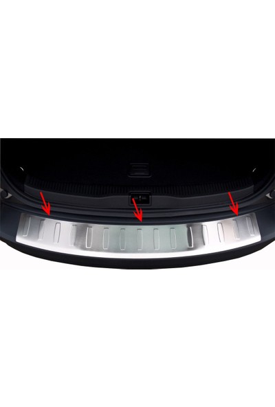 Arabamsekil Renault Megane 3 Grandtour Krom Arka Tampon Eşiği 2009-2014 Arabamsekil Renault Megane 3 Grandtour Krom Arka Tampon Eşiği 2009-2014