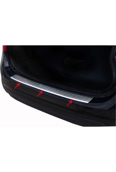 Arabamsekil Volvo V60 Krom Arka Tampon Eşiği 2010- Arabamsekil Volvo V60 Krom Arka Tampon Eşiği 2010-