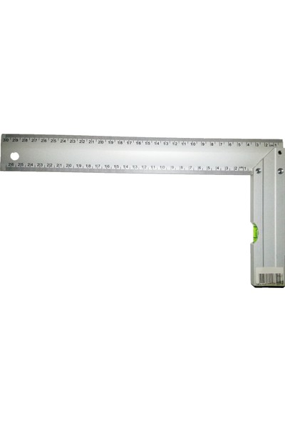 Meşem Aliminyum Profesyonel Gönye 30 Cm