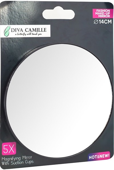 Vantuzlu Büyüteç Ayna 14 Cm