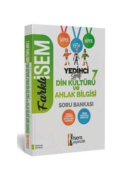 Isem Yayıncılık 2020 Farklı Isem 7. Sınıf Din Kültürü Soru Bankası Isem Yayıncılık 2020 Farklı Isem 7. Sınıf Din Kültürü Soru Bankası