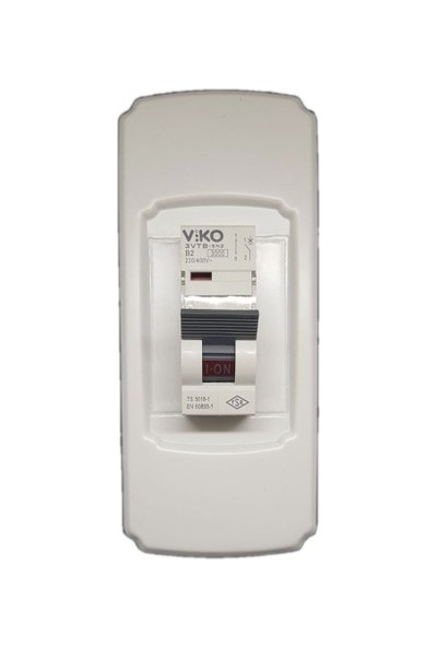 Viko Kombi Şalteri Kutulu 2 Amper Sigortalı