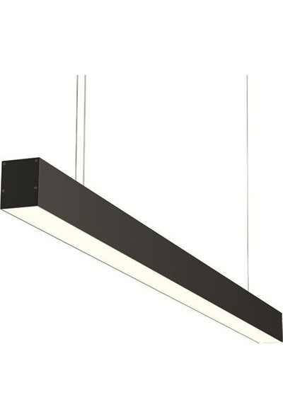 Seldur Lineer Sarkıt 48 W Siyah Kasa Beyaz Işık 1 m