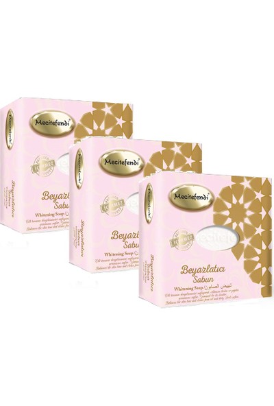 Mecitefendi Beyazlatıcı Sabun 150 gr x 3 Adet Mecitefendi Beyazlatıcı Sabun 150 gr x 3 Adet