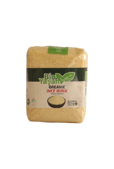 Bio Yaşam Organik Ince Irmik 500 gr Bio Yaşam Organik Ince Irmik 500 gr