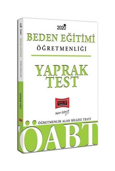 Yargı Yayınevi 2020 ÖABT Beden Eğitimi Öğretmenliği Yaprak Test Yargı Yayınevi 2020 ÖABT Beden Eğitimi Öğretmenliği Yaprak Test