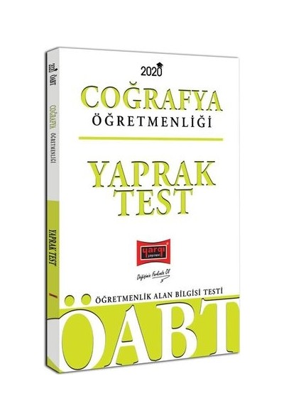 Yargı Yayınevi 2020 ÖABT Coğrafya Öğretmenliği Yaprak Test Yargı Yayınevi 2020 ÖABT Coğrafya Öğretmenliği Yaprak Test