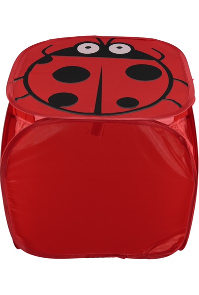 Hamaha Kırmızı Kare Oyuncak Sepeti