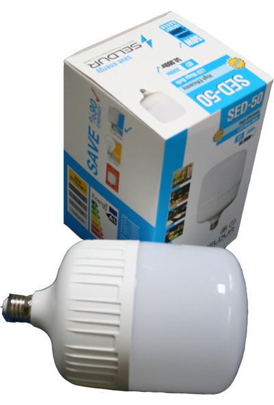 Seldur 50W Büyük Boy Torch LED Ampul E27 Duy Seldur 50W Büyük Boy Torch LED Ampul E27 Duy