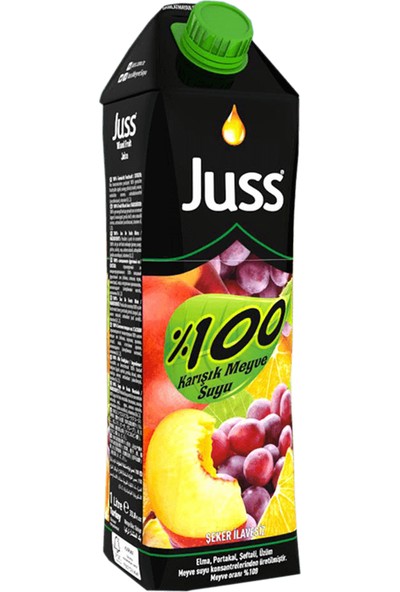 Juss %100 Karışık 1000 ml x 12 Tetra