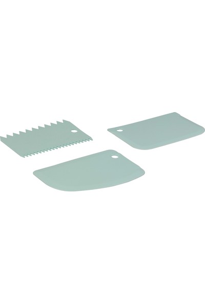 Bayev 3'lü Hamur Kesici Kazıyıcı Şekillendirici Mint