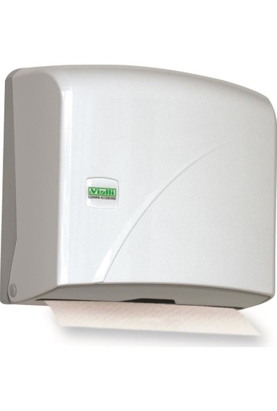 Vialli K1 Z Katlı Kağıt Havlu Dispenseri Beyaz 200'lü