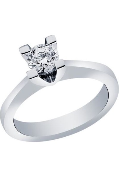 Diamond Line-Gülaylar 0,50 Karat Pırlanta Tektaş Yüzük