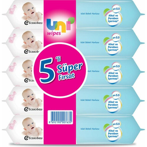 Uni Wipes 5'li Paket Fiyatı, Taksit Seçenekleri ile Satın Al