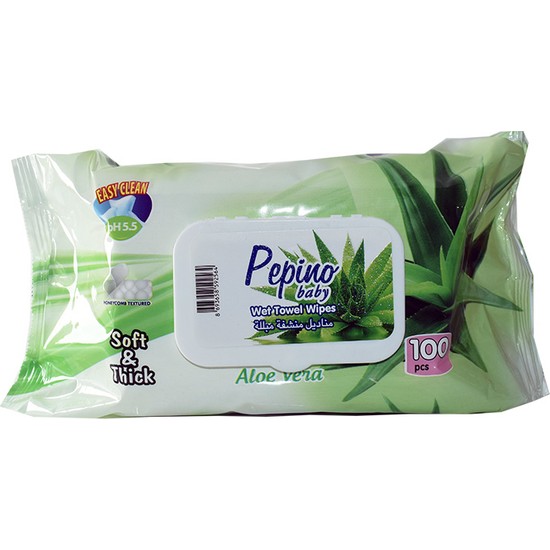 Pepino Baby 100'lü Islak Havlu Mendil Çiçek Serisi 12 Paket Fiyatı