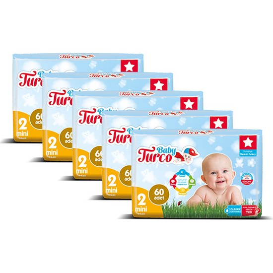 Baby Turco Çocuk Bezi Mini 42'li Fiyatı - Taksit Seçenekleri