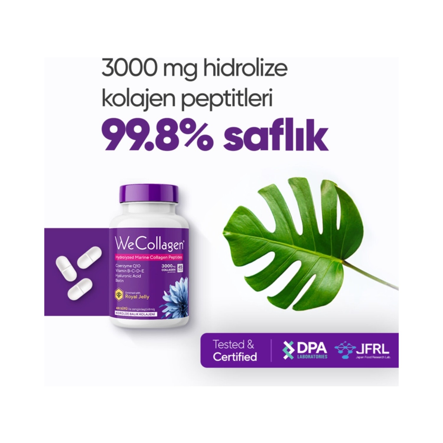 Biomet Wecollagen 45 Tablet Vitamin Destekli Cilt Bakım Fiyatı
