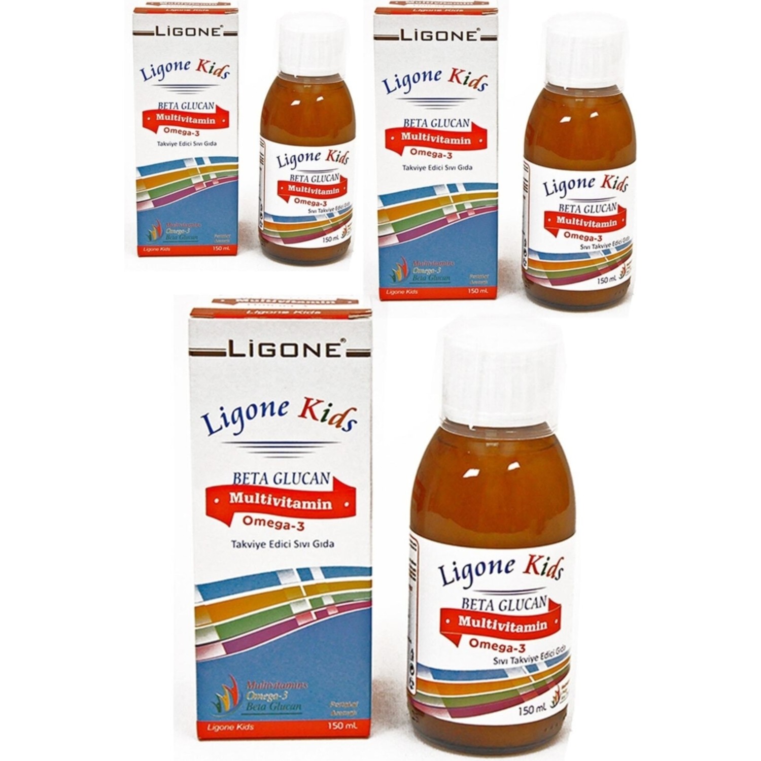 Ligone Kids Multivitamin Şurup 150 Ml X 3 Adet Fiyatı