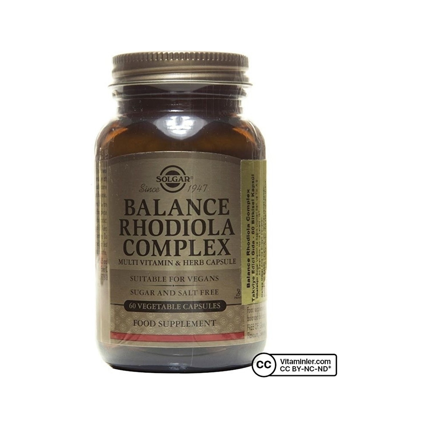 Solgar Balance Rhodiola Complex 60 Kapsül E-Vital Fiyatı