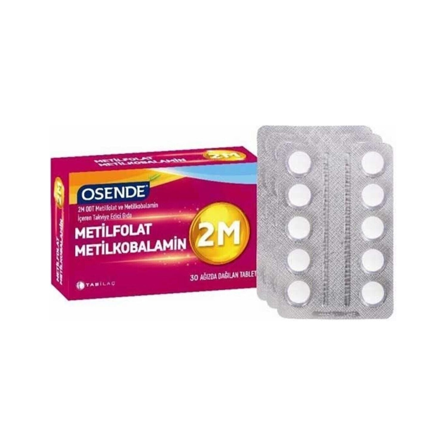 Osende Osende 2m Metilkobalamin B12+Metılfolat Folik Asit 30 Fiyatı