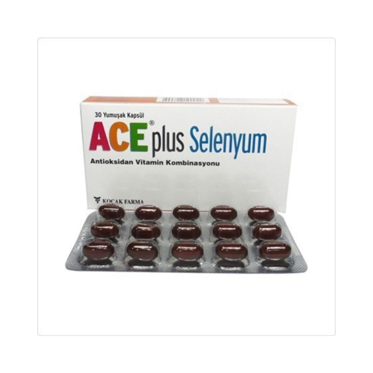 Ace Koçak Farma Ace Plus Selenyum 30 Yumuşak Kapsül Fiyatı