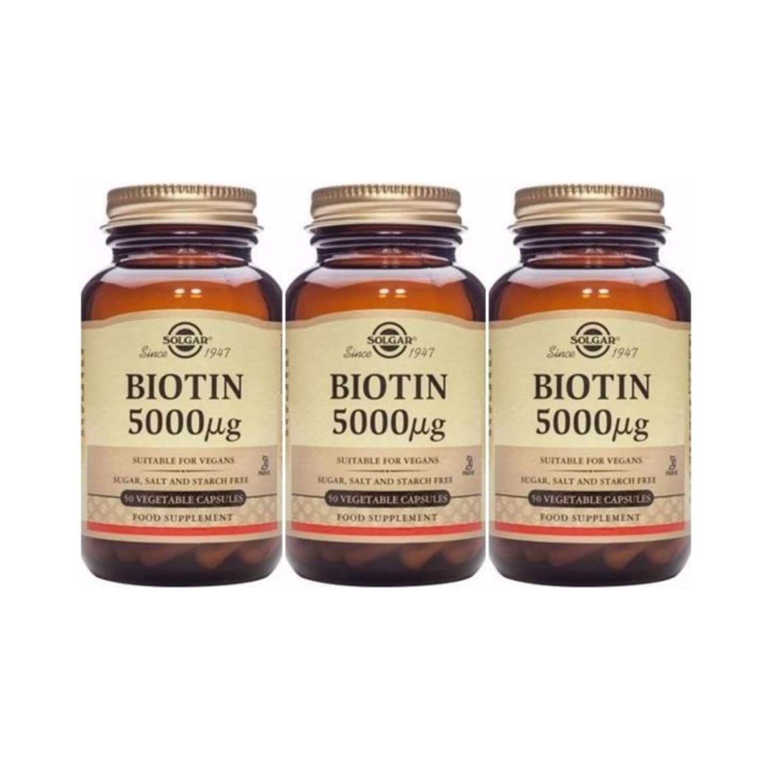 Solgar Biotin 5000 Mcg 50 Kapsül 3 Adet Fiyatı - Taksit Seçenekleri