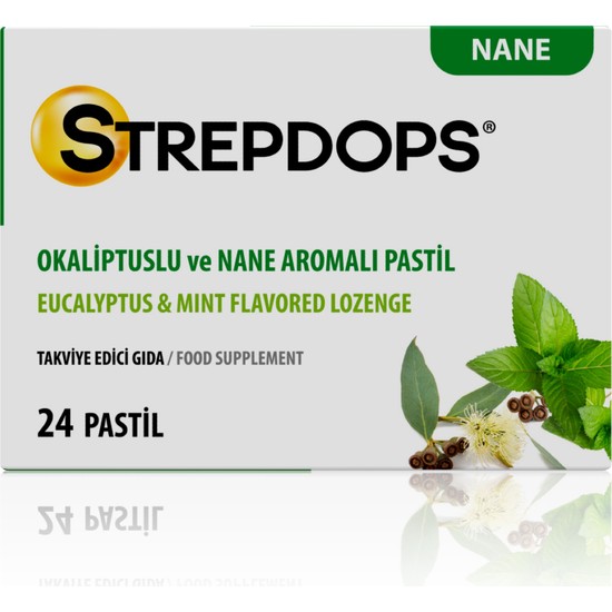 STREPDOPS OKALİPTUS VE NANE AROMALI 24 PASTİL Fiyatı
