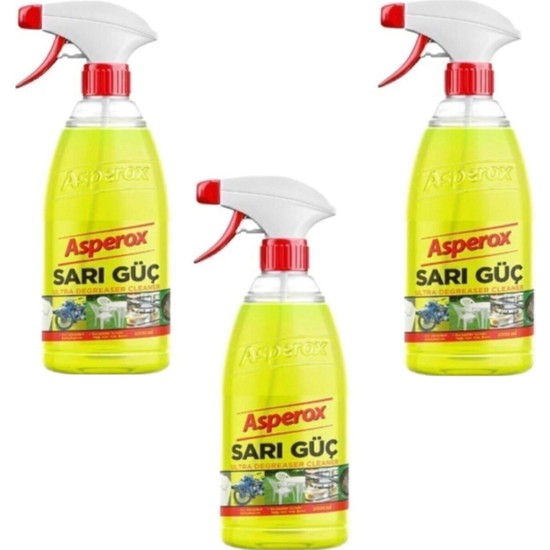 Asperox Sarı Güç Yağ Çözücü 1000 ml 3lü Fiyatı - Taksit Seçenekleri