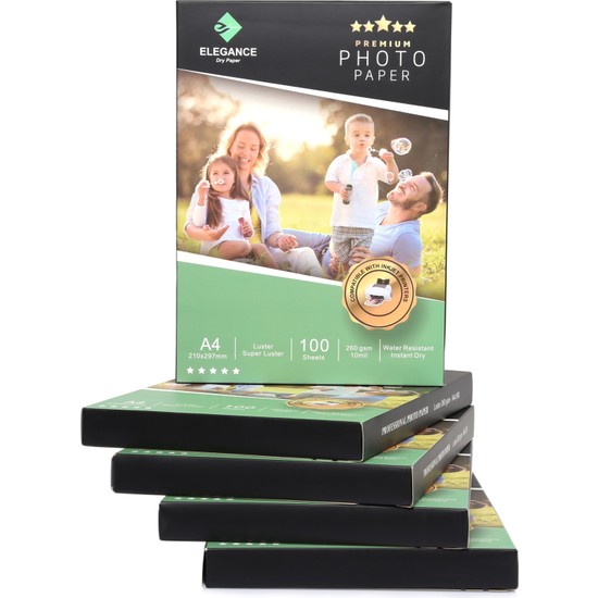 Elegance A4 210X297MM Mat / Luster 260GSM 500ADET Fotoğraf Fiyatı
