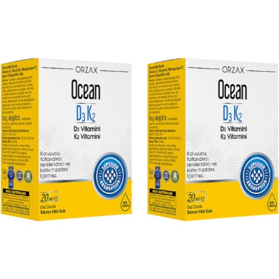 Ocean Ocean D3 K2 Vitamini 2'Li Set Fiyatı - Taksit Seçenekleri