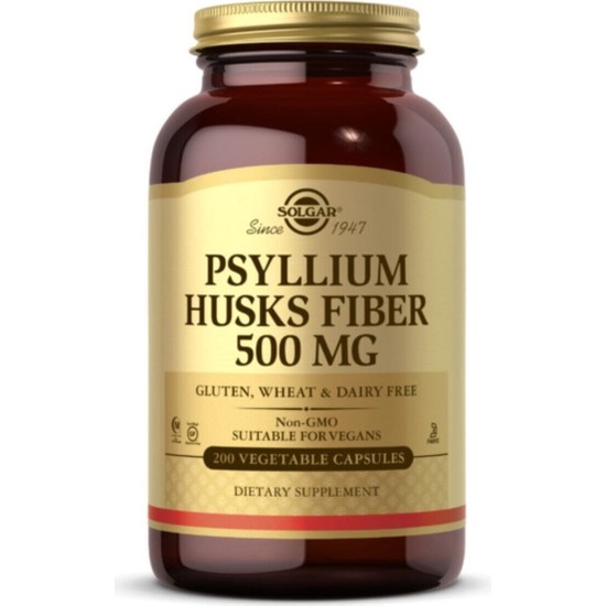 Solgar Psyllium Husks Fibre 500 Mg 200 Kapsül Fiyatı