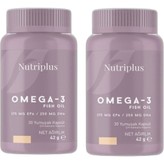 Farmasi Nutrıplus Omega 3 Balık Yağı 30 Yumuşak Kapsül X 2 Fiyatı