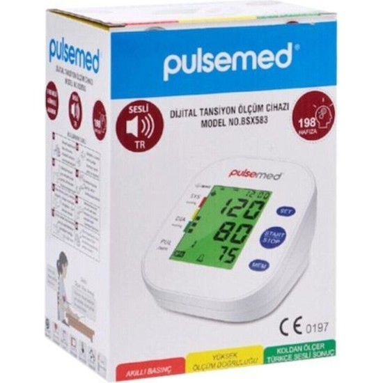 Pulsemed Dijital Türkçe Konuşan Tansiyon Ölçüm Cihazı Fiyatı