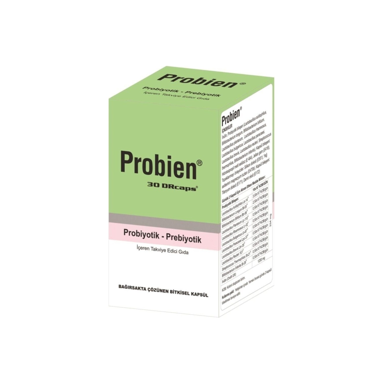 Probien Probiyotik Prebiyotik 30 Kapsül Fiyatı - Taksit Seçenekleri