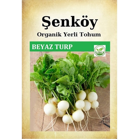 Şenköy Yerli Beyaz Turp Tohumu Doğal Ata Tohum Pakette 10 gr Fiyatı