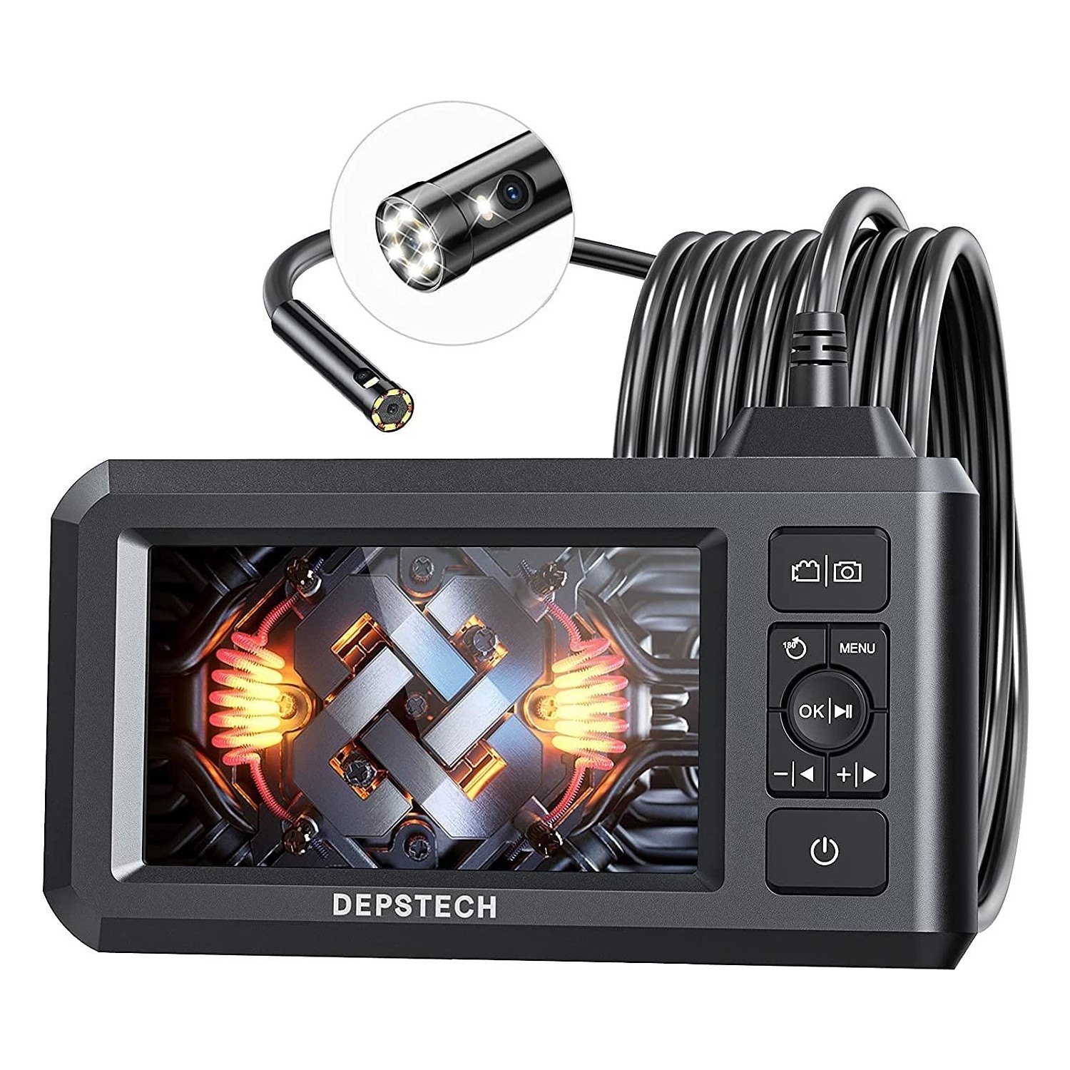 Depstech DS300 4,3" IPS LCD 5m Borescope Endoskop Kamera Fiyatı