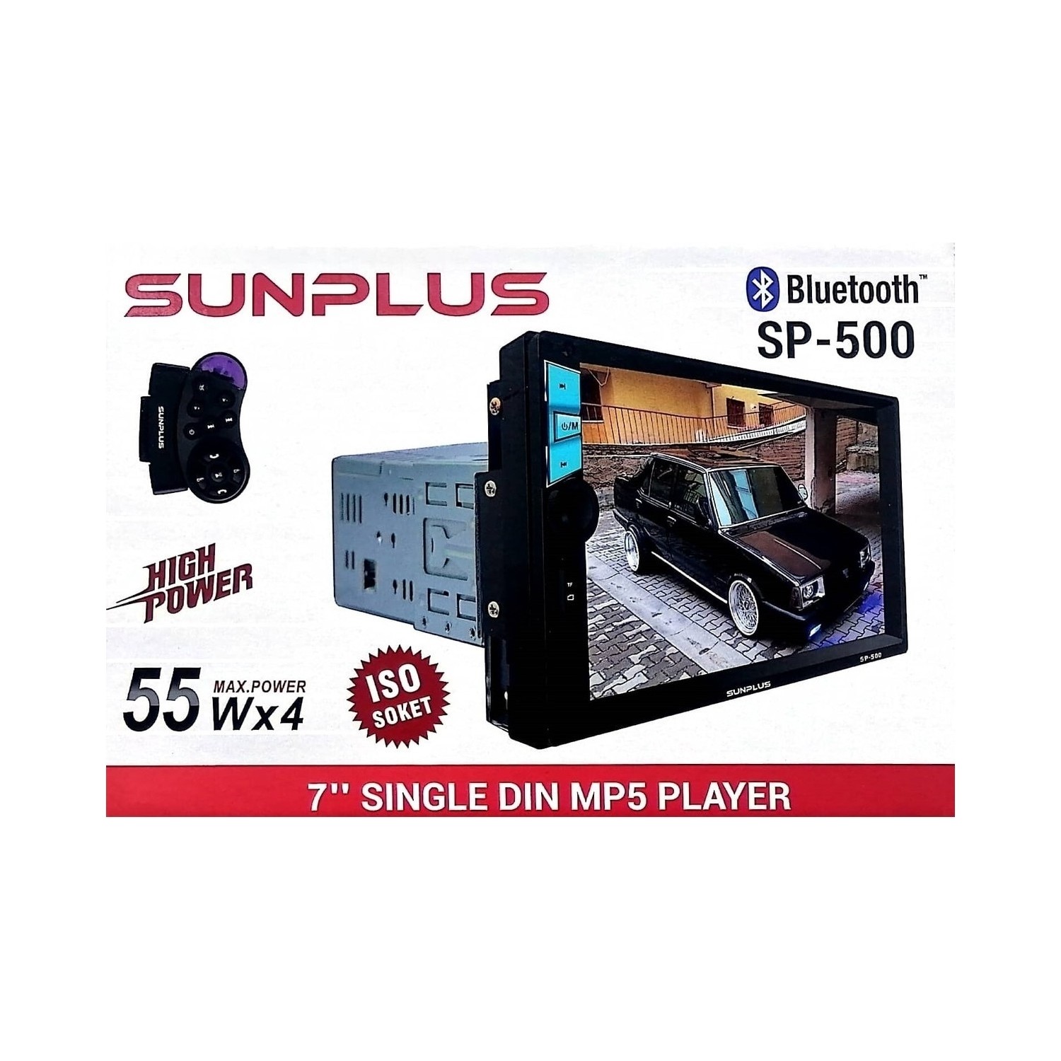 Sunplus SP-500 4X55 Watt Double Teyp Geri Görüş Kameralı Fiyatı