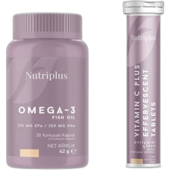 Farmasi Nutrıplus Omega 3 Balık Yağı & C Vitamin Tablet Fiyatı