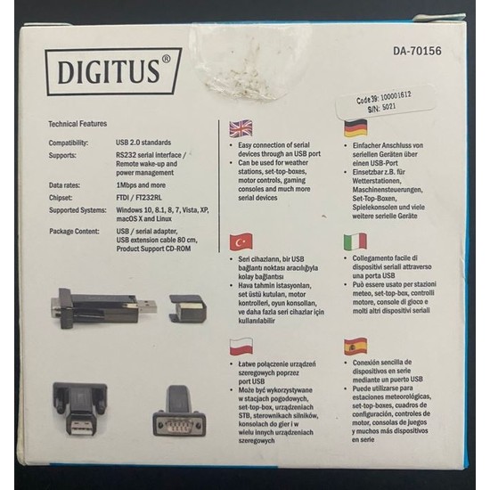 Digitus Usb- Serial Converter Fiyatı - Taksit Seçenekleri