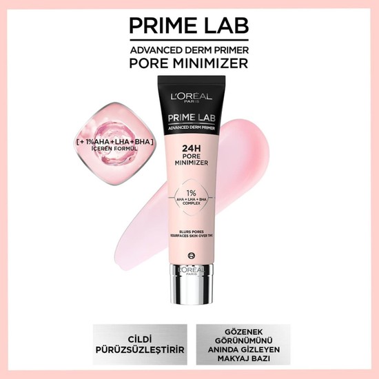 L'Oréal Paris Prime Lab Pore Minimizer Gözenek Küçültücü Aha Fiyatı
